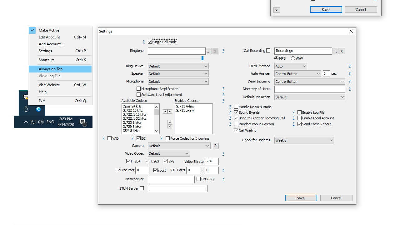 MicroSIP下载 - SIP网络电话官网下载 - MicroSIP 3.21.6最新版下载 - 中华网软件