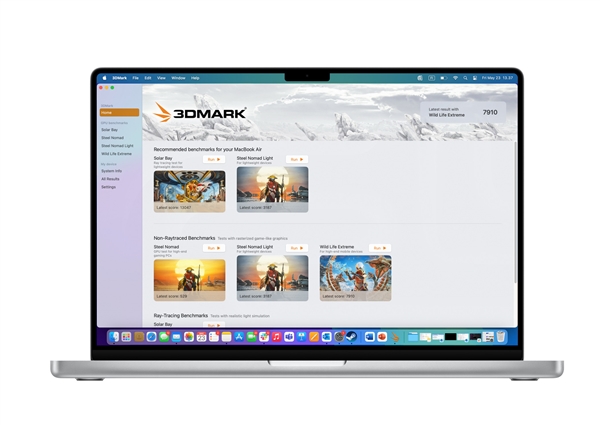 128元！3DMark终于原生支持苹果macOS：可对比Windows/iOS/安卓 - 中华网软件