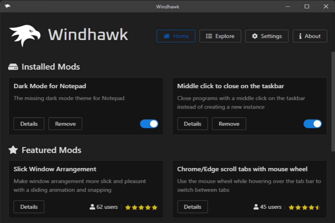 Windhawk下载 - windhawk中文-windhawk离线安装包 - Windhawk 1.3.1最新电脑版下载 - 中华网软件