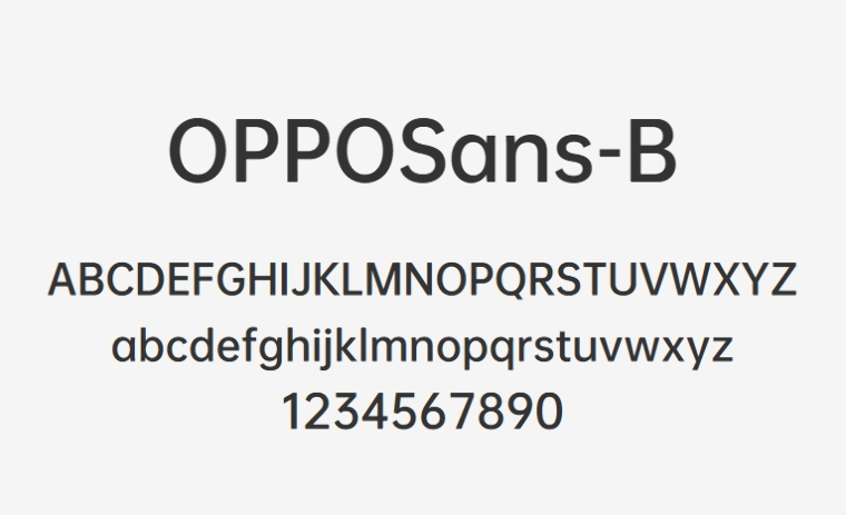 OPPOSans B字体官网免费下载，OPPOSans B字体可以免费商用下载 - 中华网软件