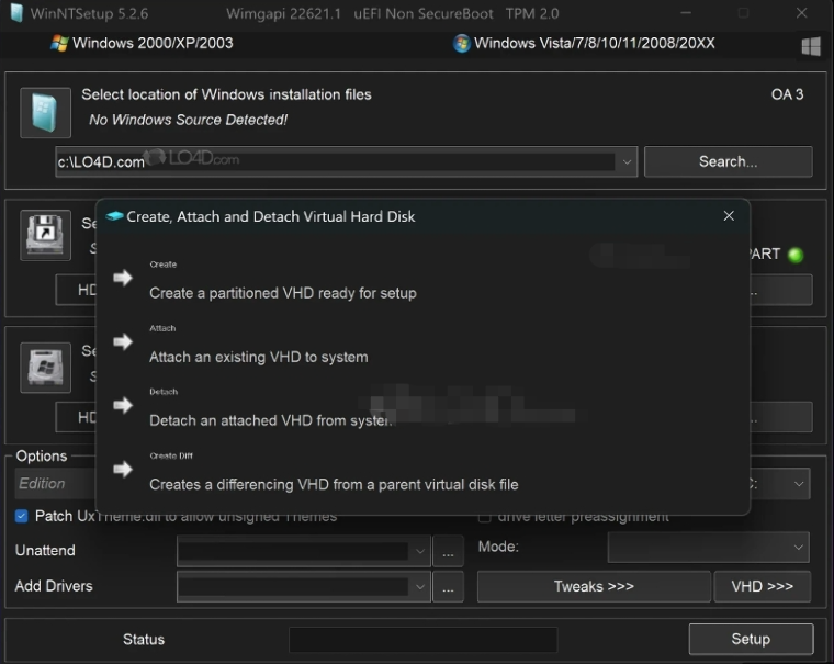 WinNTSetup系统安装部署工具最新5.4下载 - WinNTSetup官网64/32位中文版下载 - 中华网软件
