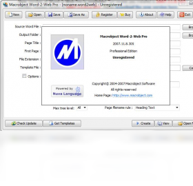 Macrobject Word-2-Web Converter下载 - Macrobject Word-2-Web Converter 2007.0.0.0最新电脑版下载 - 中华网软件
