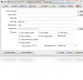 Macrobject Word-2-Web Converter下载 - Macrobject Word-2-Web Converter 2007.0.0.0最新电脑版下载 - 中华网软件