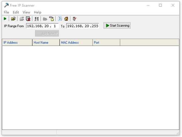 Free IP Scanner官网最新版下载， 局域网ip扫描工具Free IP Scanner windows版下载 - 中华网软件