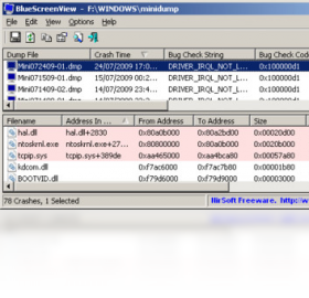 BlueScreenView官网中文版下载，Windows蓝屏分析工具BlueScreenView免费版下载 - 中华网软件